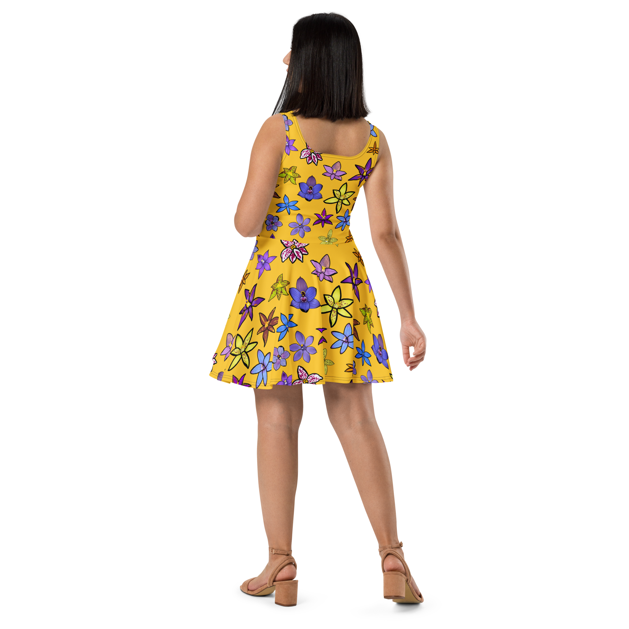 Sunny Soiree - Skater Dress in Sunshine | Penguin Empress Studios